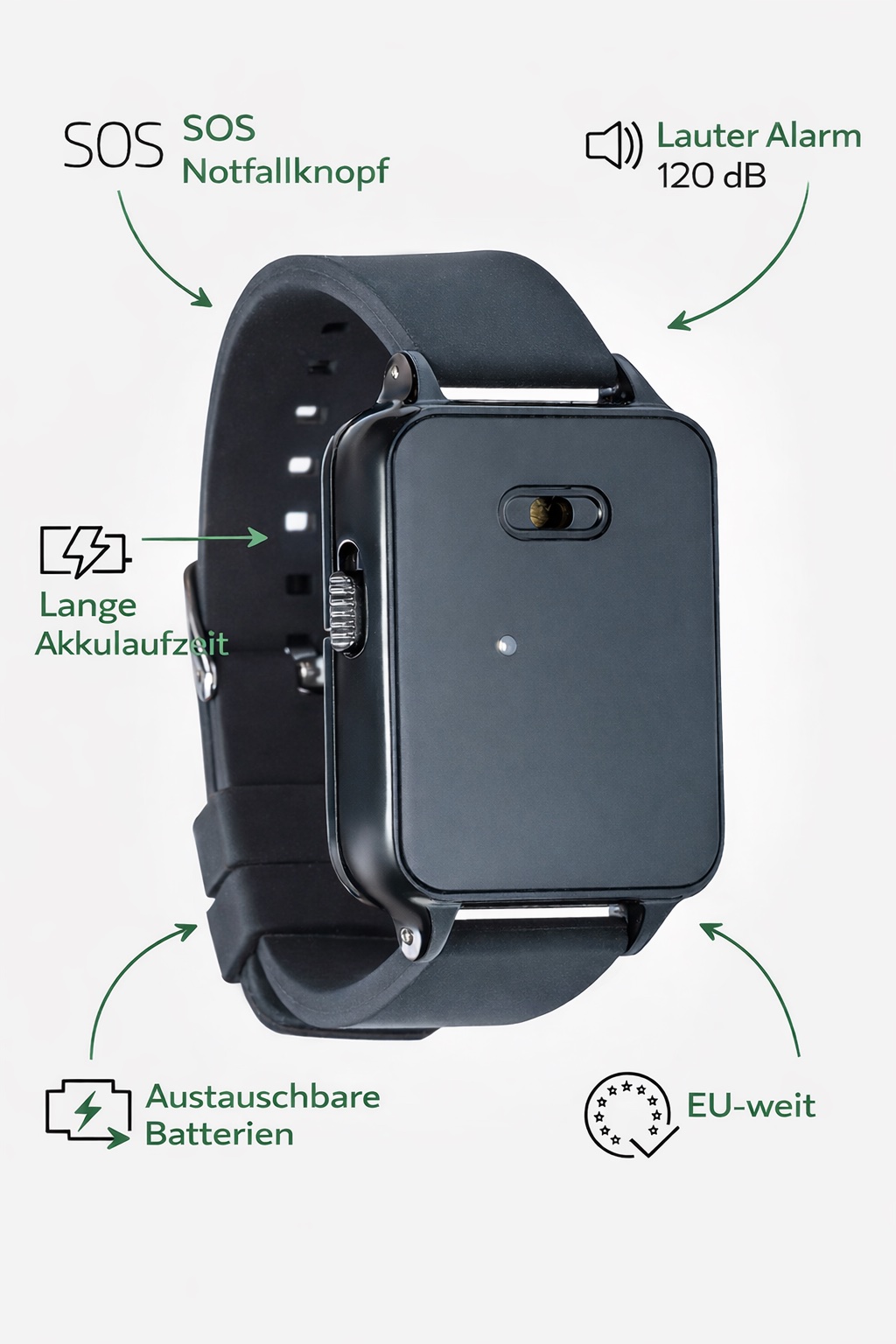 Alarm Armband: Sicherheit für jeden Anlass - Alarmbands | Notrufuhr ...